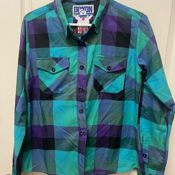 DIXXON | Tops | Dixxon Flannel Venkman Womens M Medium Ghostbusters ...